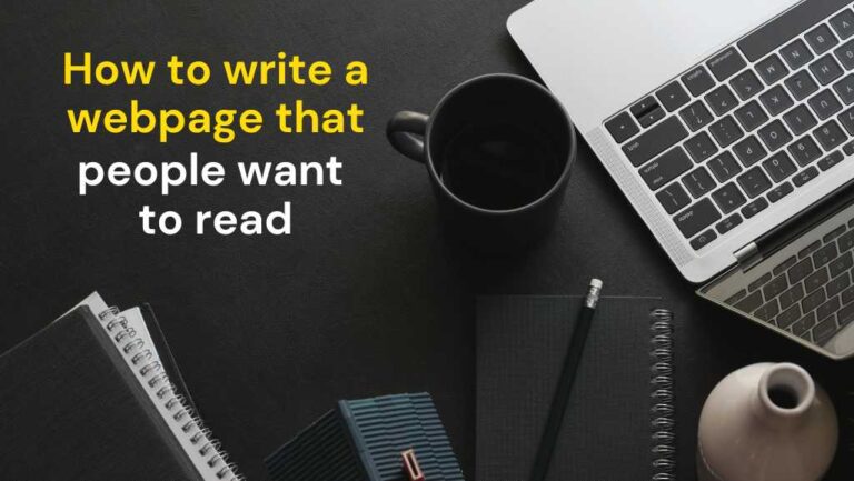 How to Write Blogs & Websites that People Want to Read